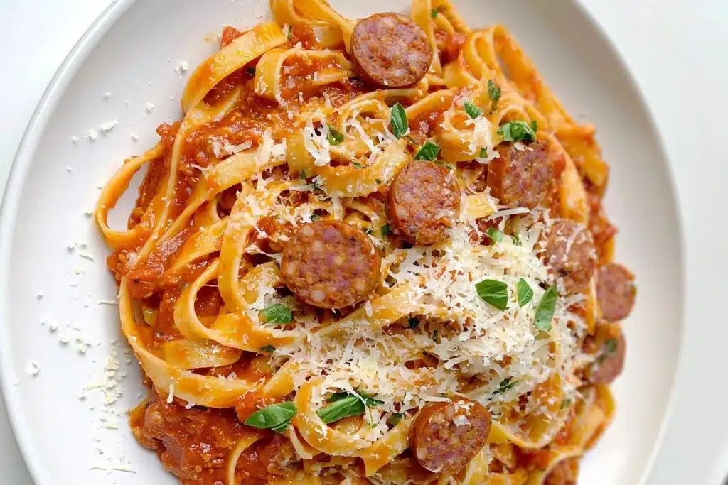 Pasta Recipes Red Sauce Sausage - My Home And Kitchen