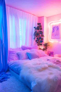 27 Neon Bedroom Ideas for a Cool and Luminous Design - My Home And Kitchen