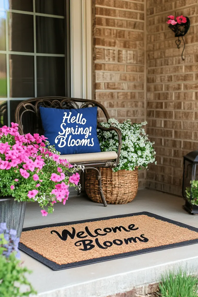 20 DIY Spring Front Porch Ideas to Refresh Your Entryway - My Home And ...