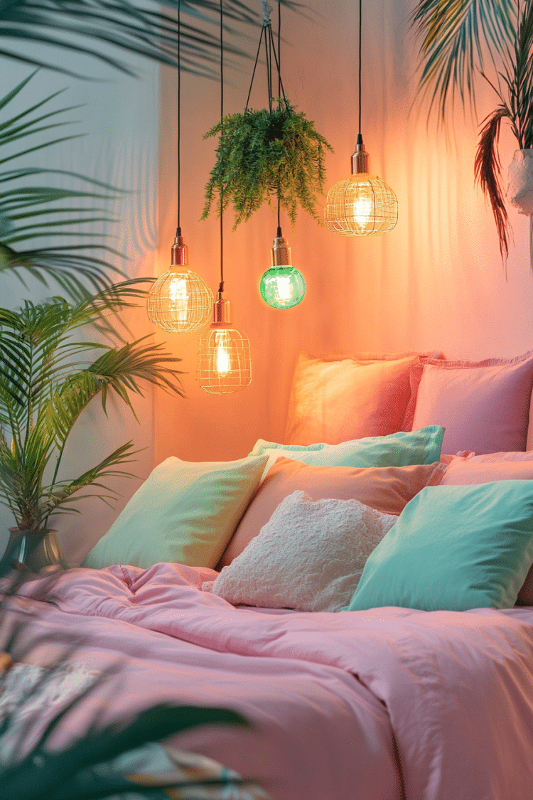 27 Neon Bedroom Ideas for a Cool and Luminous Design - My Home And Kitchen
