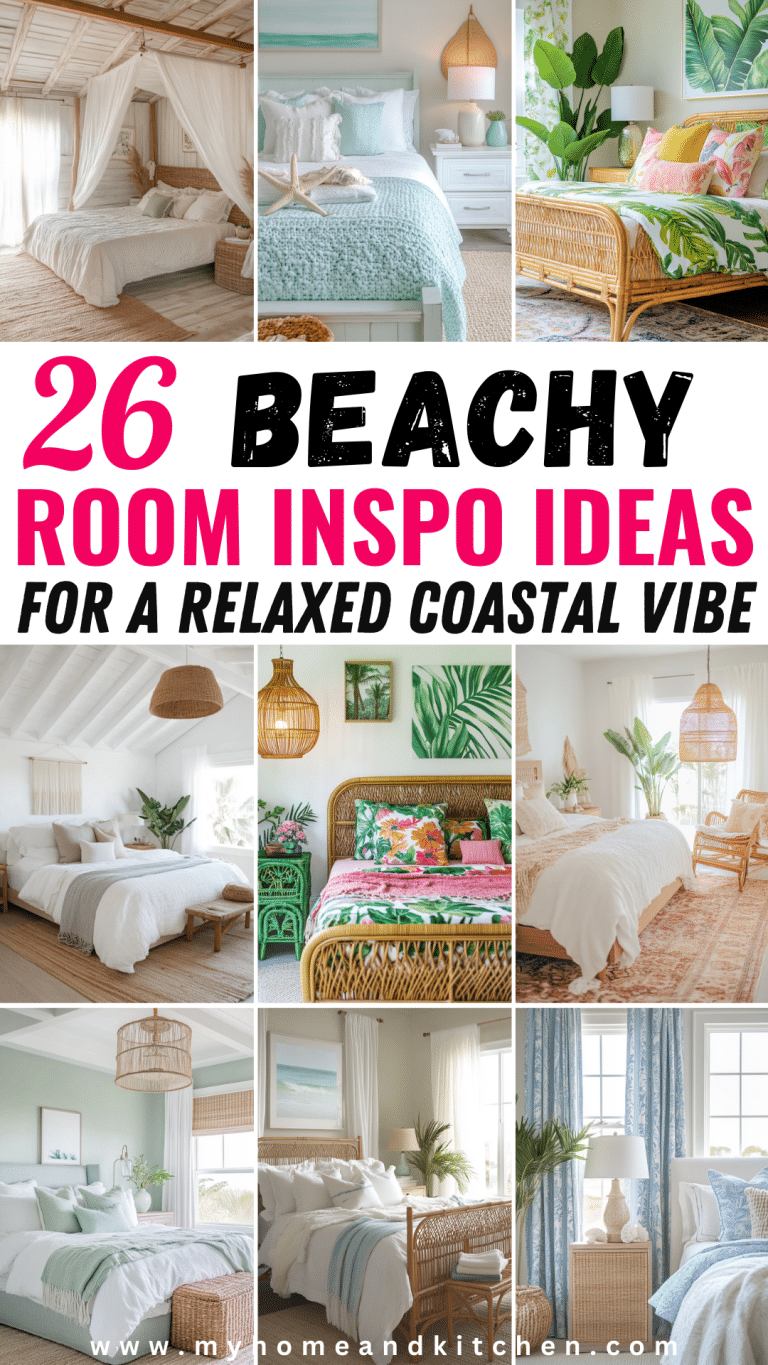 26 Beachy Room Inspo Ideas for a Relaxed Coastal Vibe - My Home And Kitchen