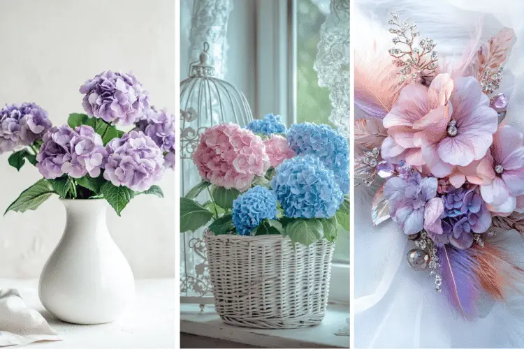 16 Beautiful Hydrangea Flower Arrangement Ideas - My Home And Kitchen