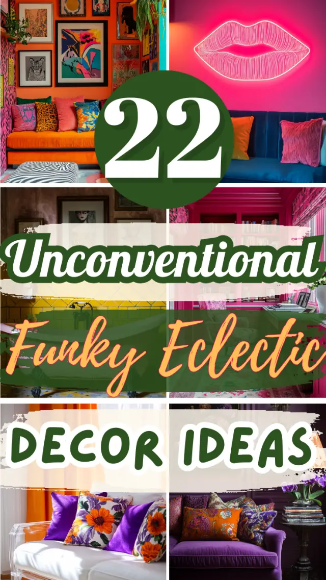 22 Unconventional Funky Eclectic Decor Ideas That’ll Transform Your ...