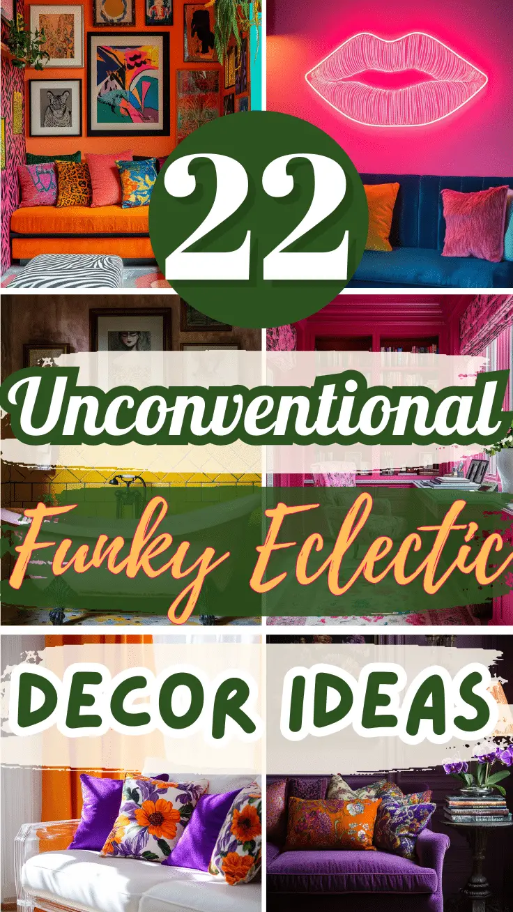 22 Unconventional Funky Eclectic Decor Ideas That’ll Transform Your ...