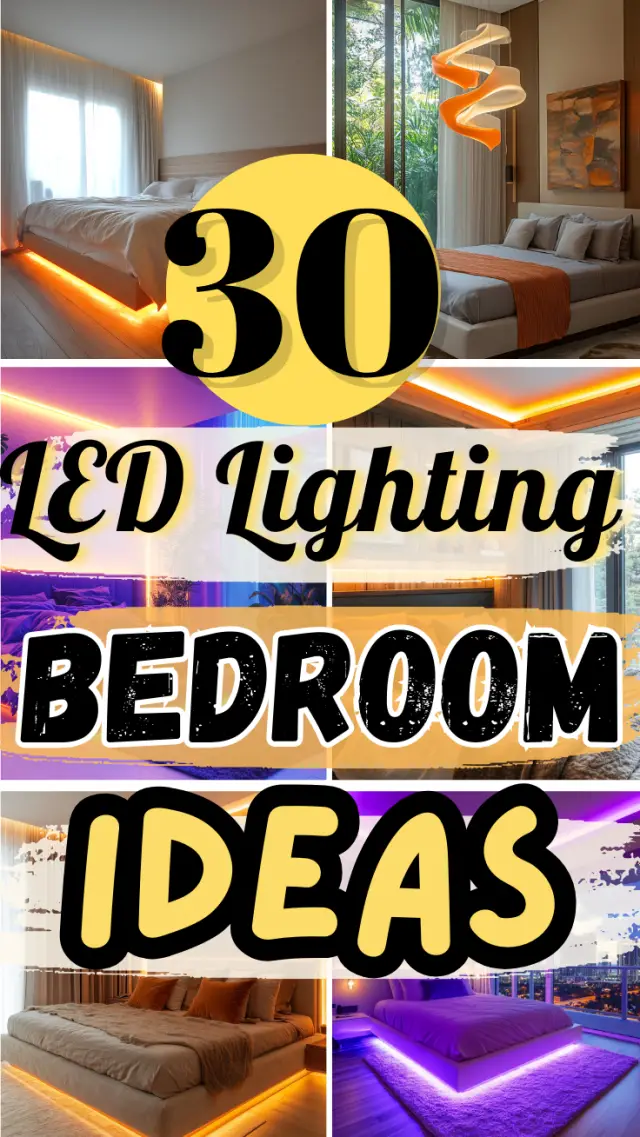 30 LED Lighting Bedroom Ideas to Brighten Your Space - My Home And Kitchen