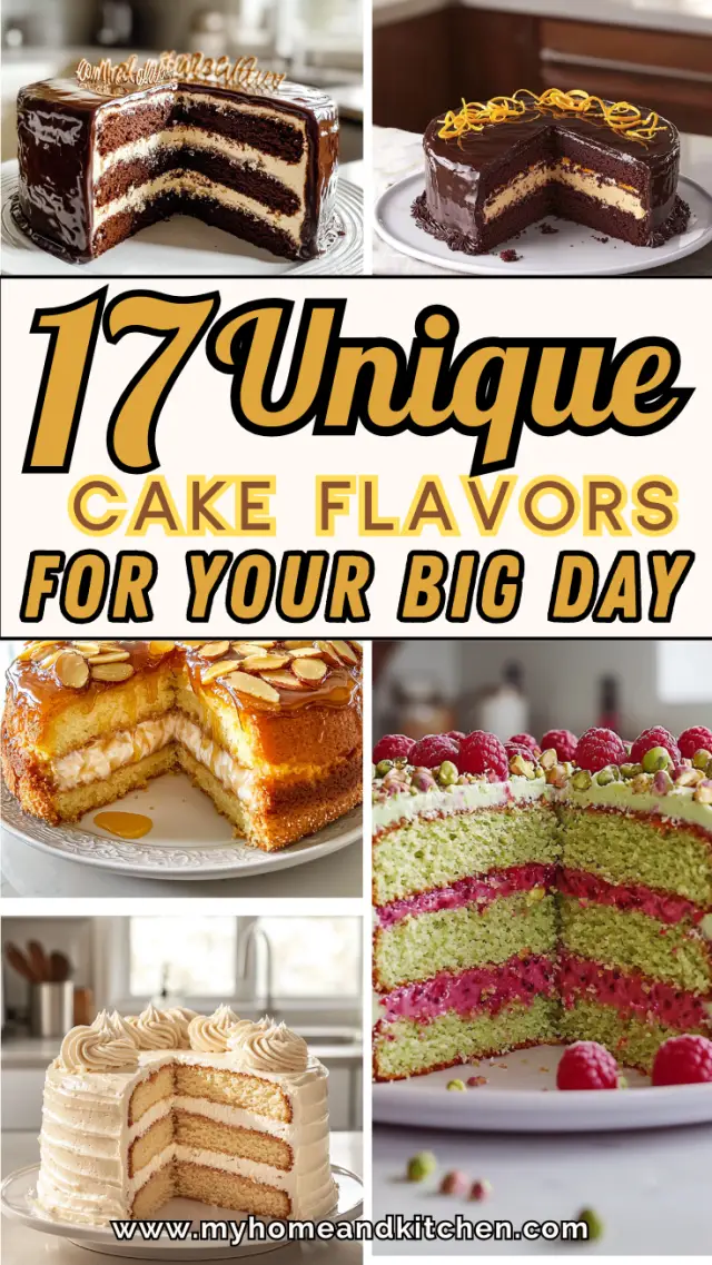 17 Unique Cake Flavors For Your Big Day - My Home And Kitchen