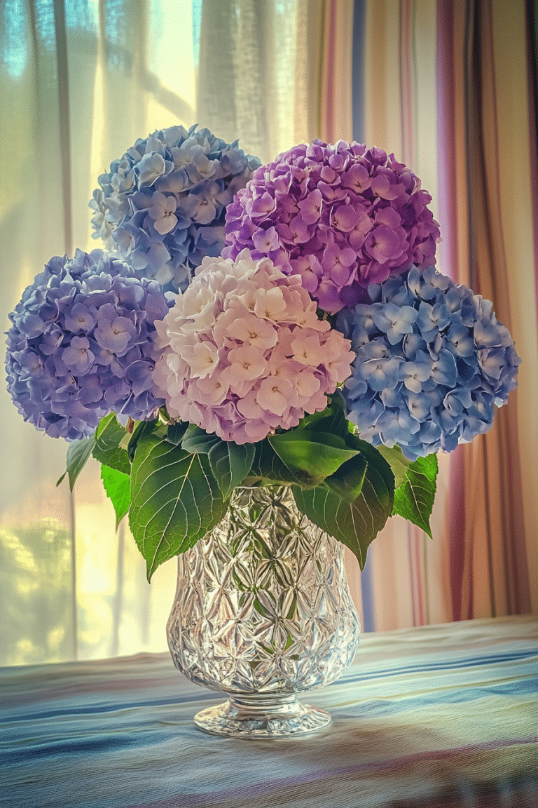 16 Beautiful Hydrangea Flower Arrangement Ideas - My Home And Kitchen