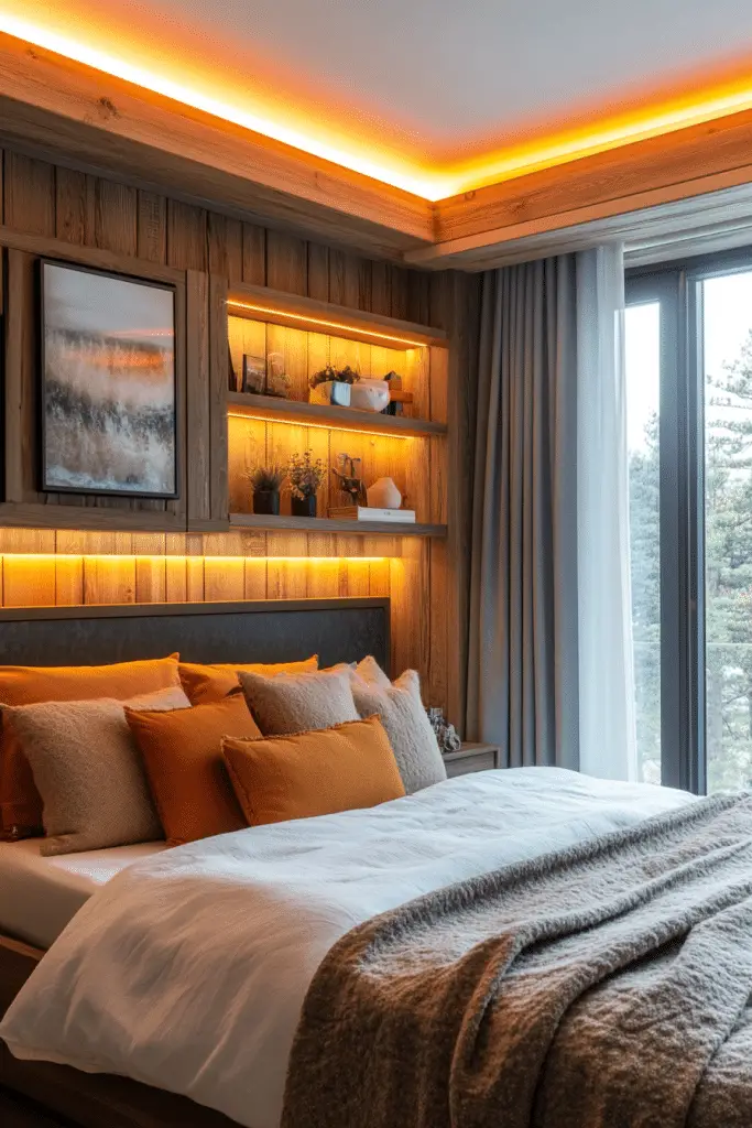 30 LED Lighting Bedroom Ideas to Brighten Your Space - My Home And Kitchen