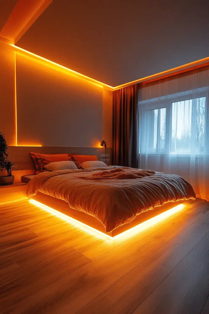 30 LED Lighting Bedroom Ideas to Brighten Your Space - My Home And Kitchen