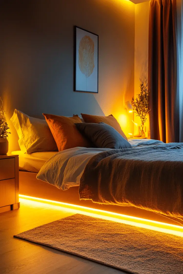 30 LED Lighting Bedroom Ideas to Brighten Your Space - My Home And Kitchen