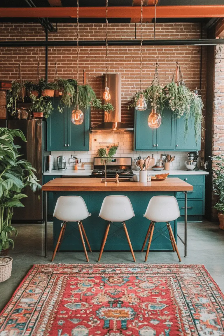 20 Boho Kitchen Decor Ideas for House or Apartment - My Home And Kitchen
