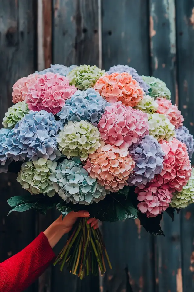 16 Beautiful Hydrangea Flower Arrangement Ideas - My Home And Kitchen