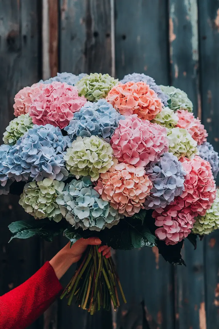 16 Beautiful Hydrangea Flower Arrangement Ideas - My Home And Kitchen