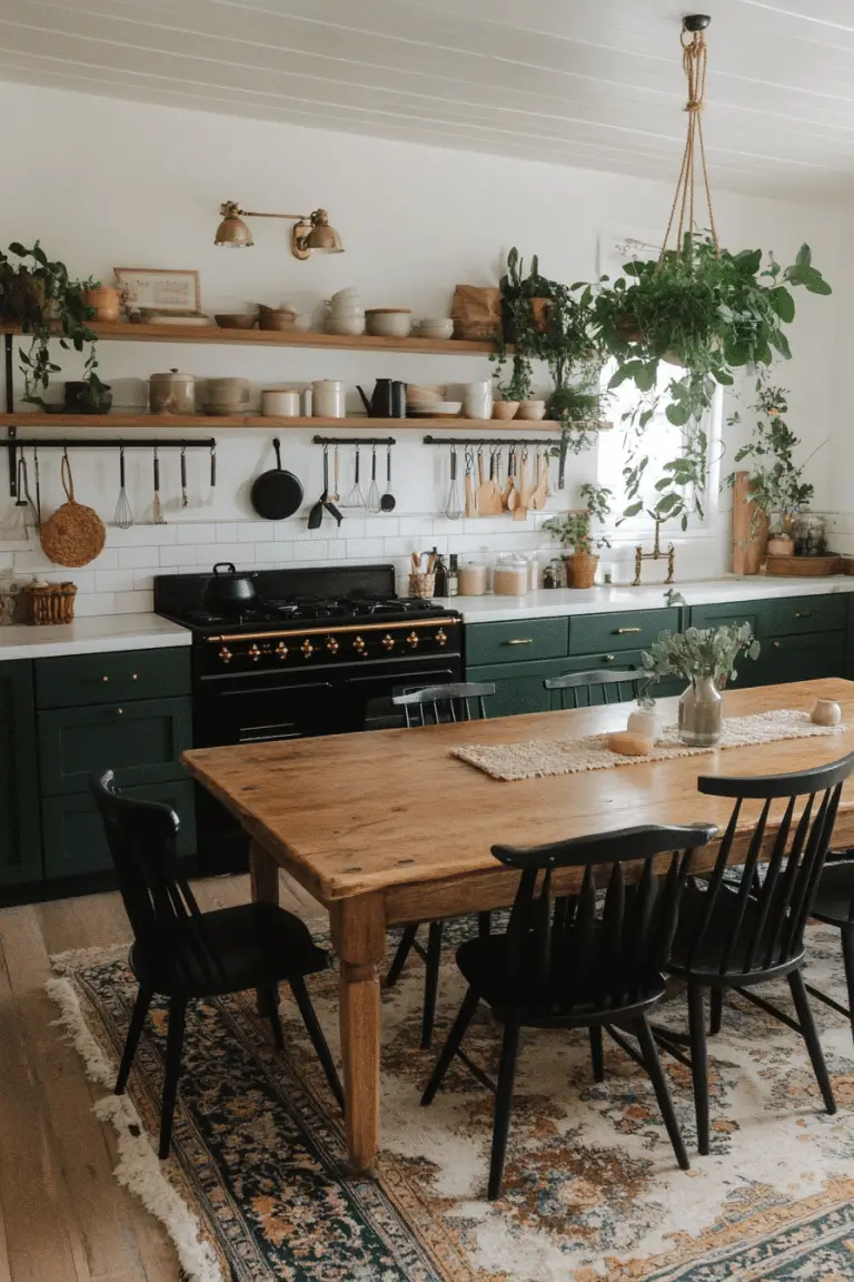 20 Boho Kitchen Decor Ideas for House or Apartment - My Home And Kitchen
