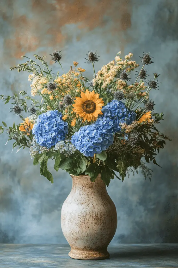 16 Beautiful Hydrangea Flower Arrangement Ideas - My Home And Kitchen