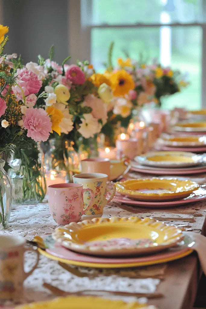 18 Best Blooming Spring Tablescapes & Spring Table Decor - My Home And ...