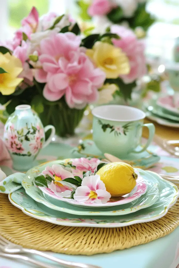 18 Best Blooming Spring Tablescapes & Spring Table Decor - My Home And ...