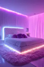 30 LED Lighting Bedroom Ideas to Brighten Your Space - My Home And Kitchen