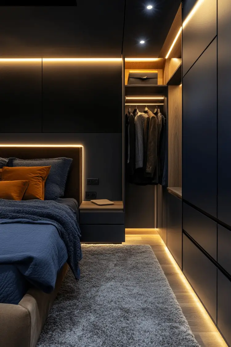 30 LED Lighting Bedroom Ideas to Brighten Your Space - My Home And Kitchen