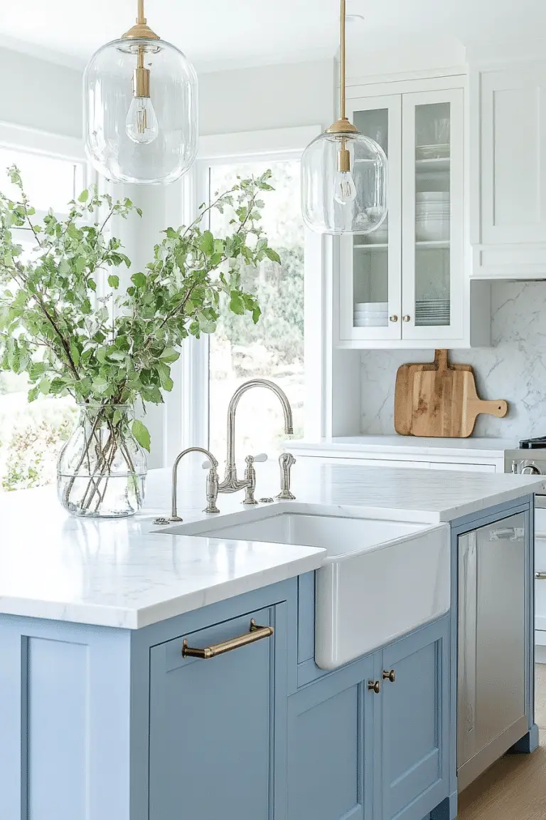 21 Coastal Preppy Kitchen Ideas - My Home And Kitchen
