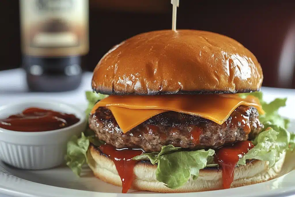 Delicious Irish Pub Burger Recipe - My Home And Kitchen