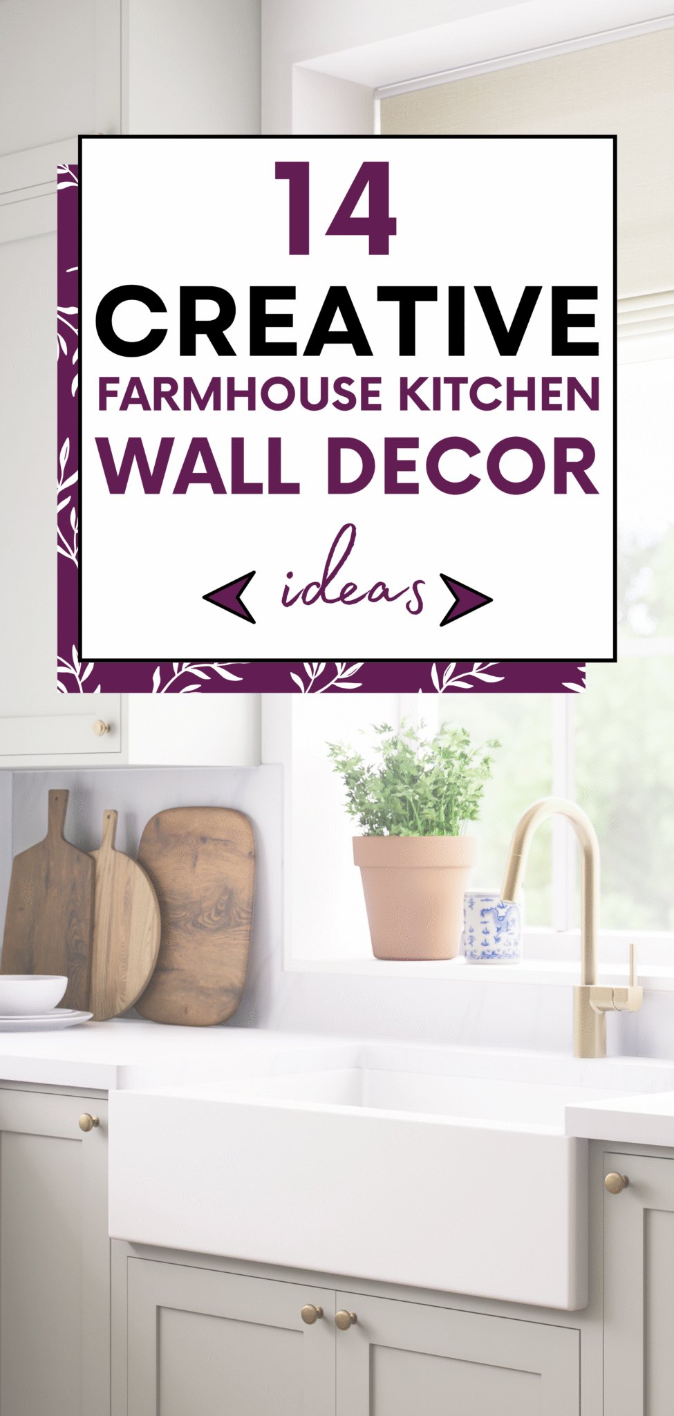 14 Creative Farmhouse Kitchen Wall Decor Ideas - My Home And Kitchen