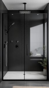 14 Stunning Luxury Black Bathroom Decor Ideas - My Home And Kitchen