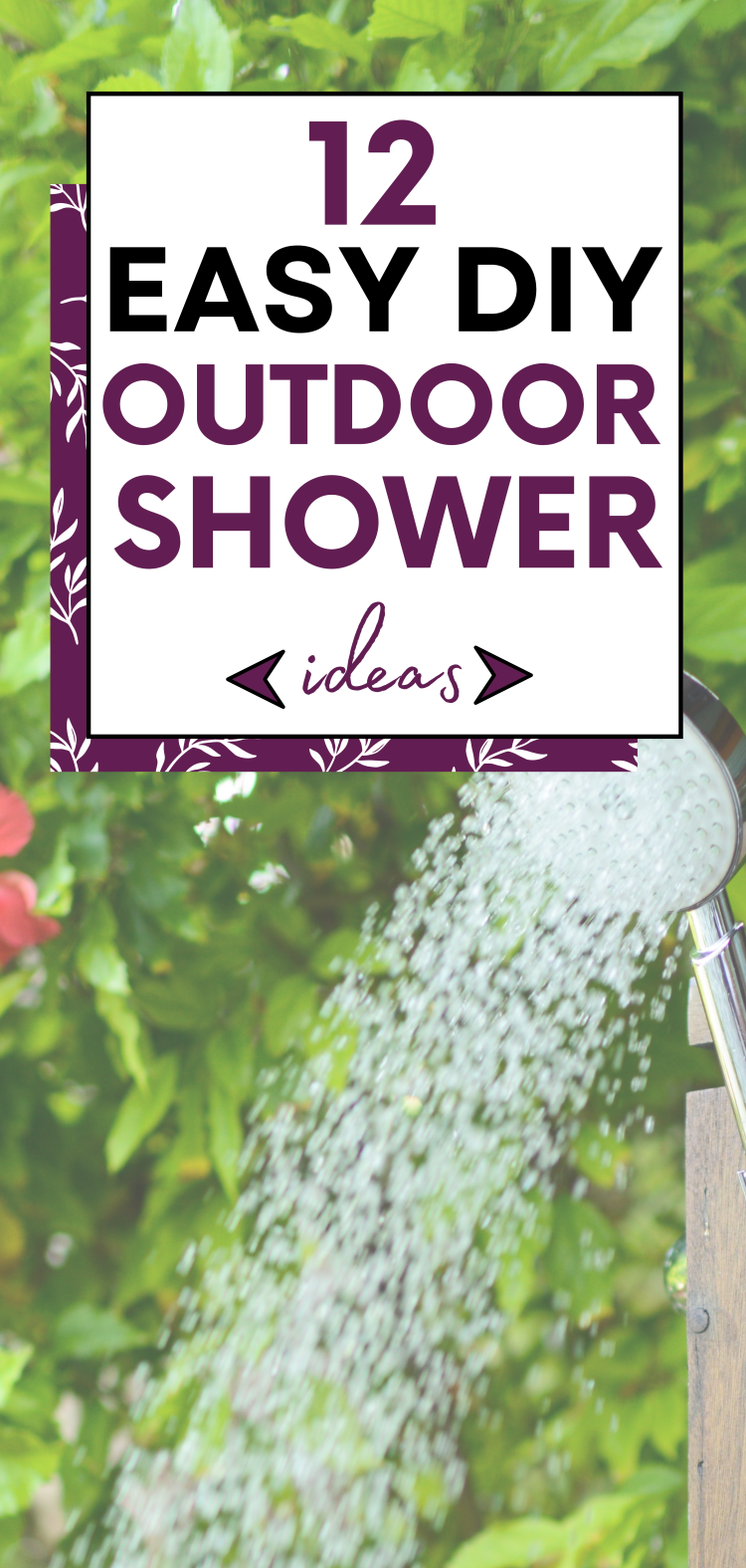 12 Easy DIY Outdoor Shower Ideas - My Home And Kitchen
