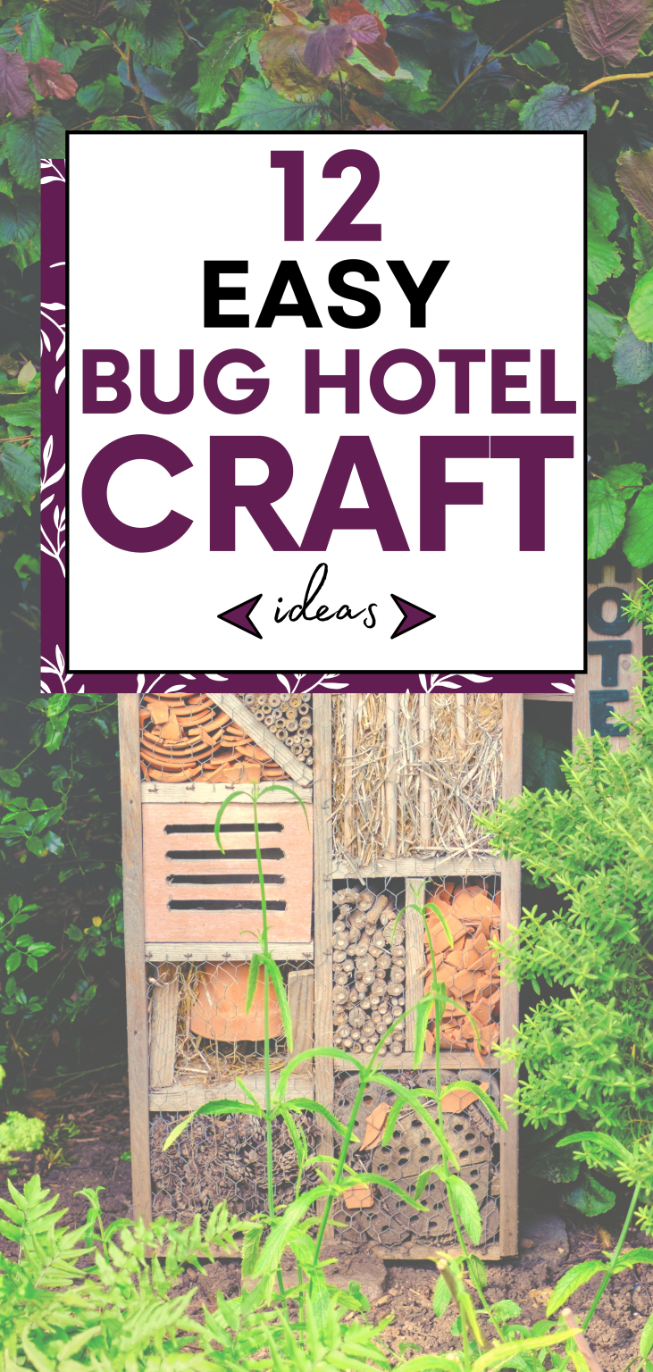 12 Easy Bug Hotel Craft Ideas - My Home And Kitchen