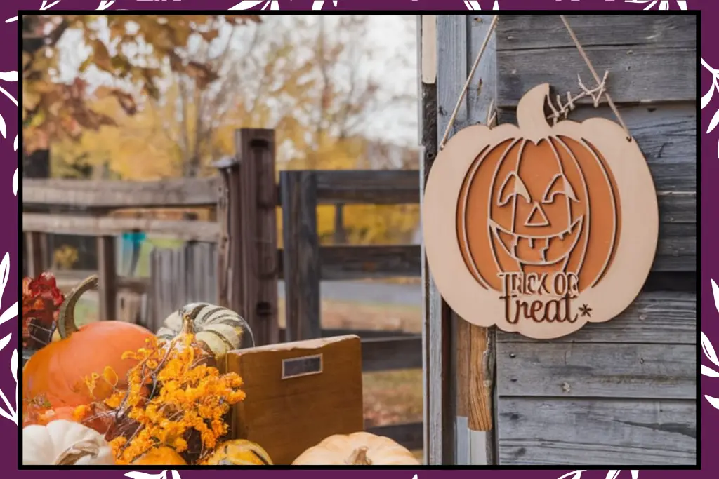 14 Charming Wooden Fall Door Hanger Ideas - My Home And Kitchen
