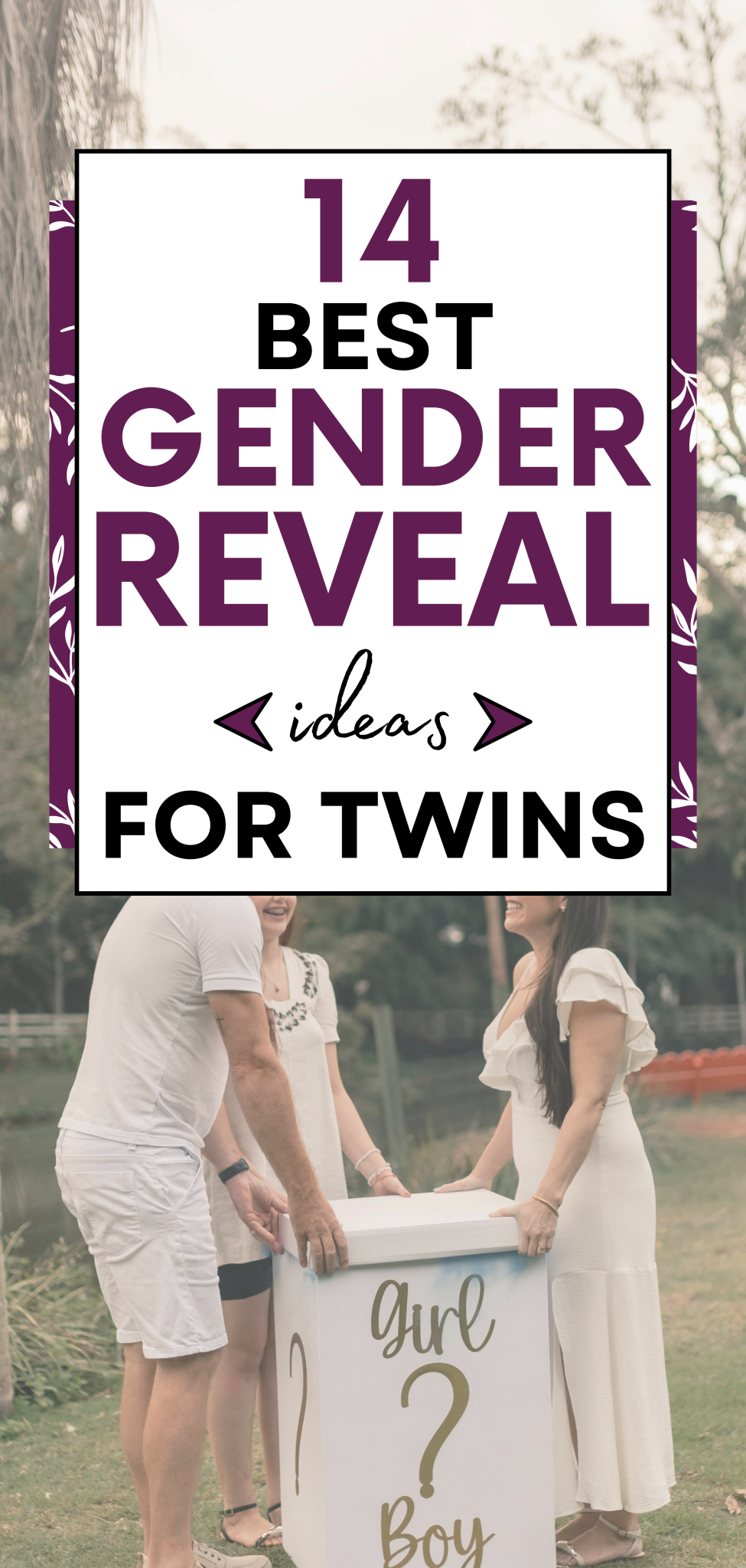 13 Best Gender Reveal Ideas for Twins - My Home And Kitchen