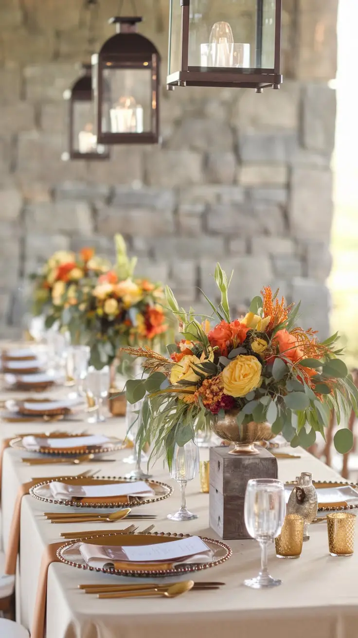 14 Great Fall Wedding Table Ideas - My Home And Kitchen