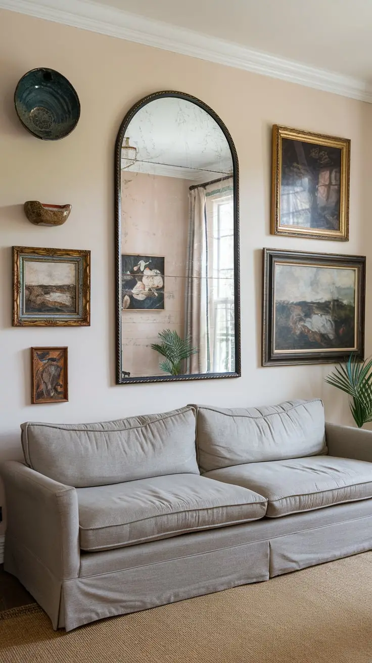 12 Stunning Gallery Wall Ideas for Decorating Above Your Sofa - My Home ...