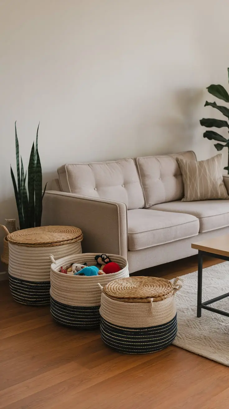 12 Smart & Chic Toy Storage Ideas For Living Room - My Home And Kitchen