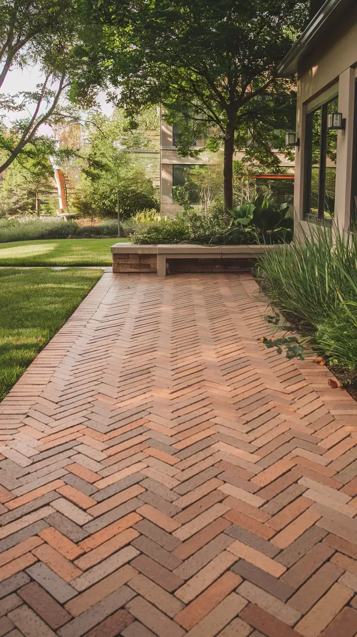 12 Eye-Catching Paver And Concrete Patio Ideas - My Home And Kitchen