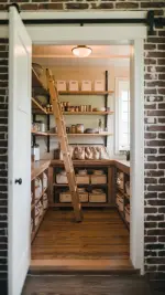 14 Charming Farmhouse Kitchen Pantry Design - My Home And Kitchen