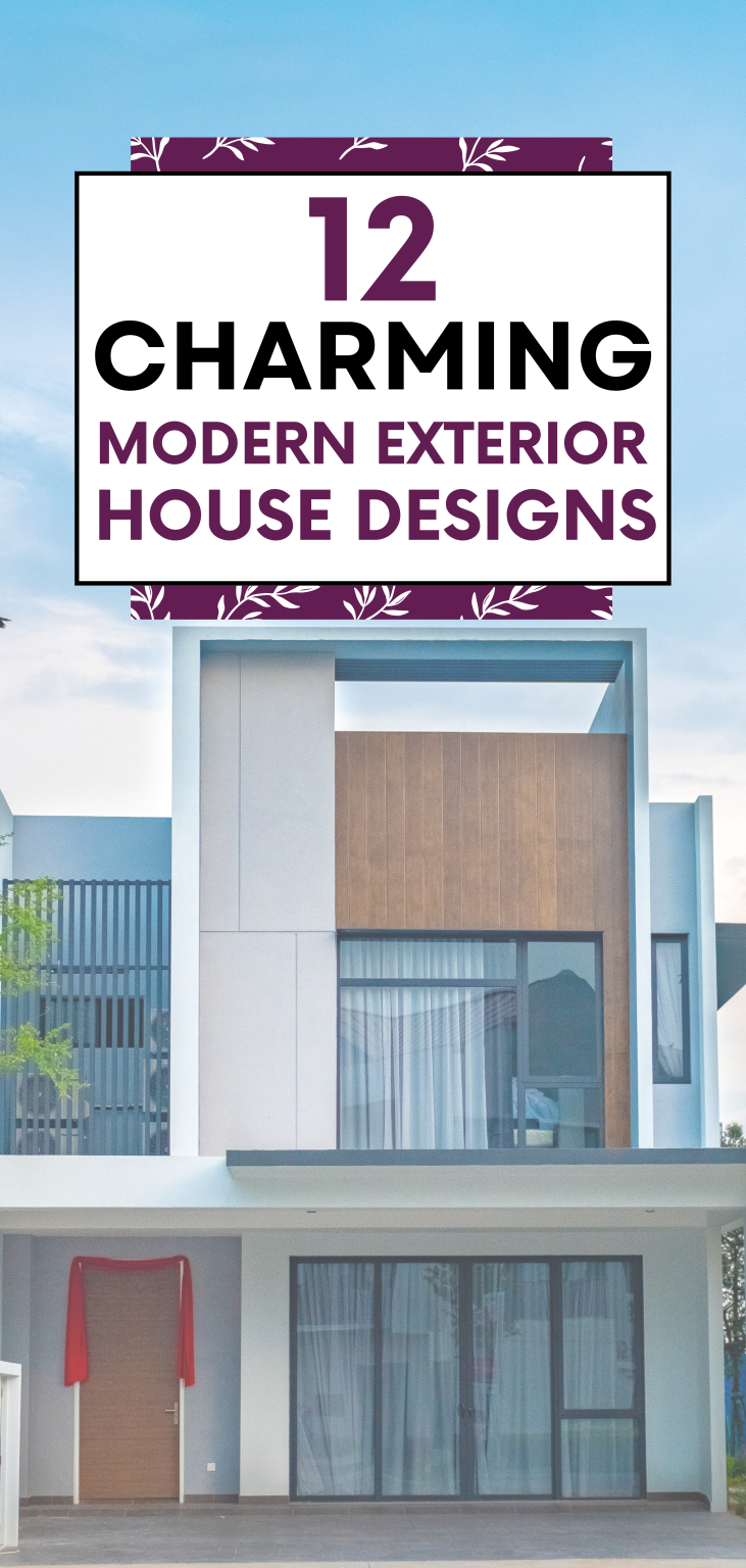 12 Charming Modern Exterior House Designs - My Home And Kitchen
