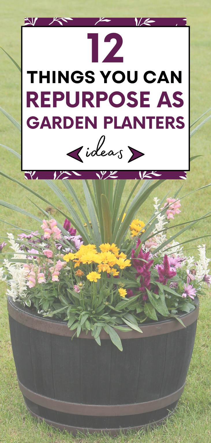 12 Things You Can Repurpose as Garden Planters - My Home And Kitchen