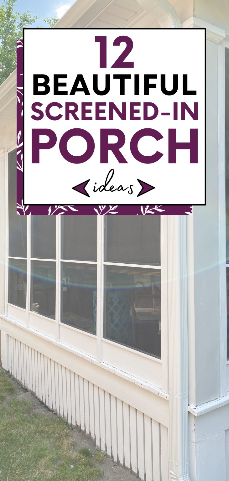 12 Beautiful Screened-In Porch Ideas - My Home And Kitchen