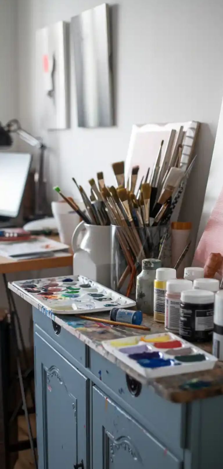 12 Easy Ways to Make an Art Studio at Home - My Home And Kitchen