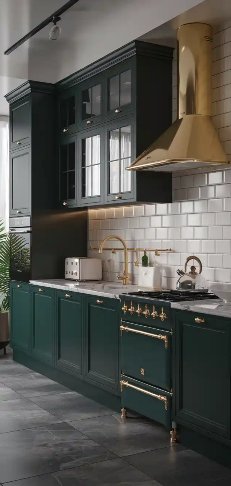 12 Charming Dark Kitchen Designs - My Home And Kitchen
