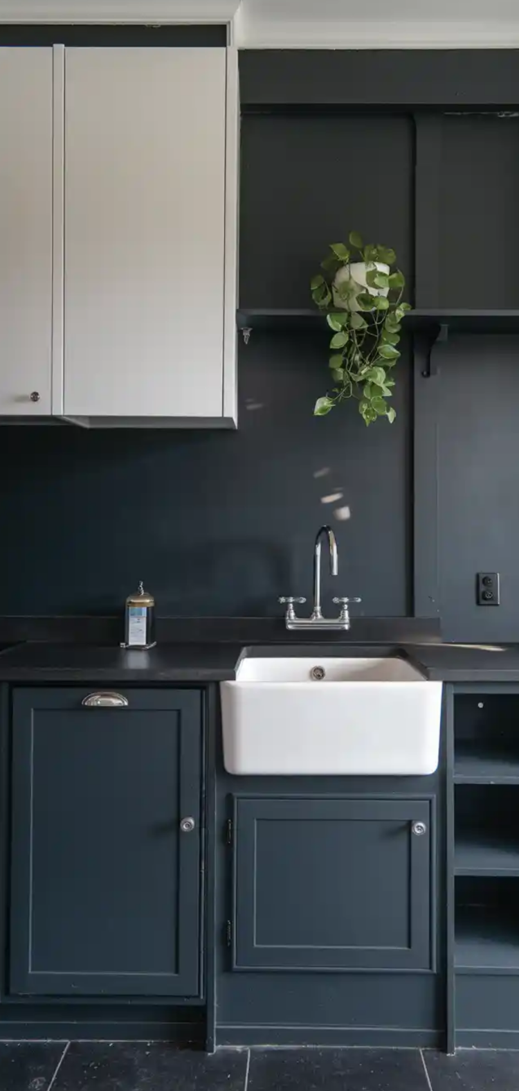 12 Charming Dark Kitchen Designs - My Home And Kitchen