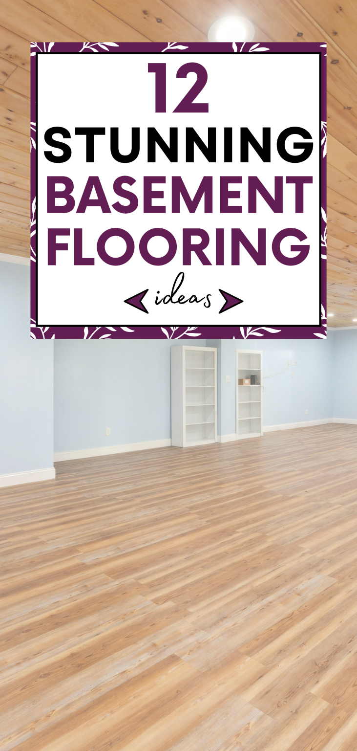 12 Stunning Basement Flooring Ideas - My Home And Kitchen