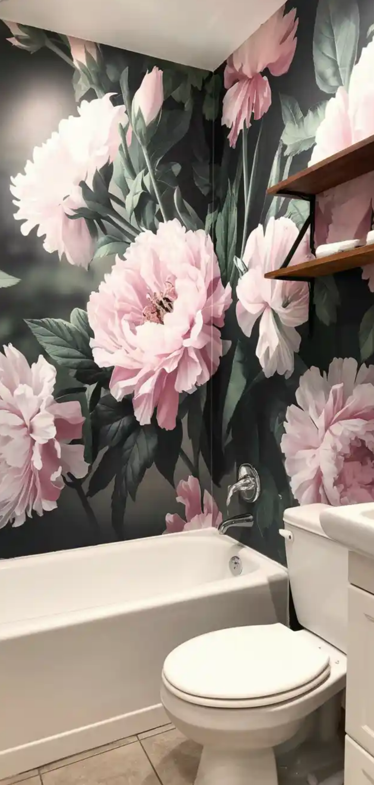 12 Beautiful Bathroom Wallpaper Ideas - My Home And Kitchen