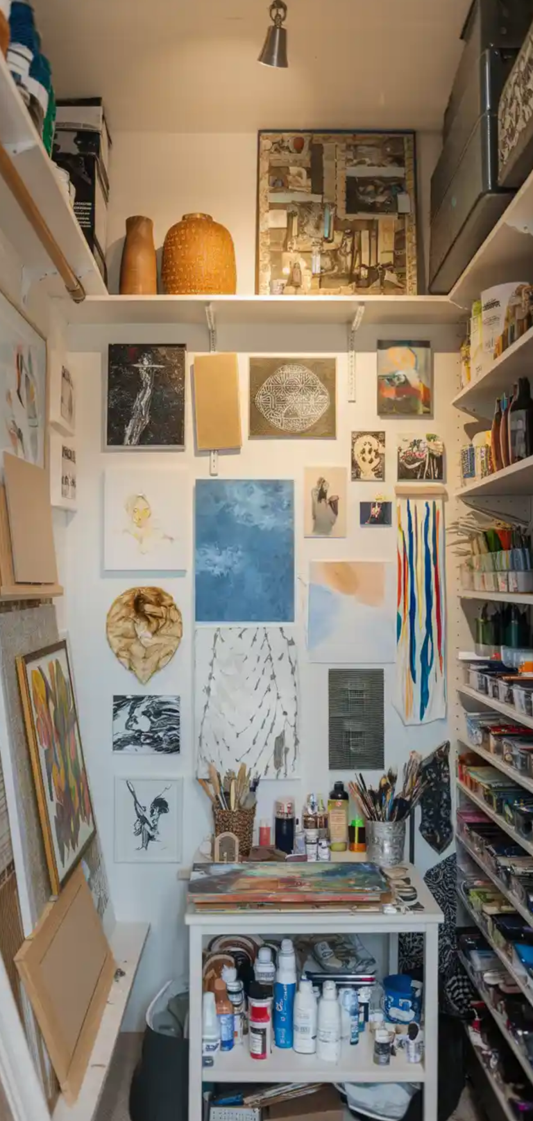 12 Easy Ways to Make an Art Studio at Home - My Home And Kitchen