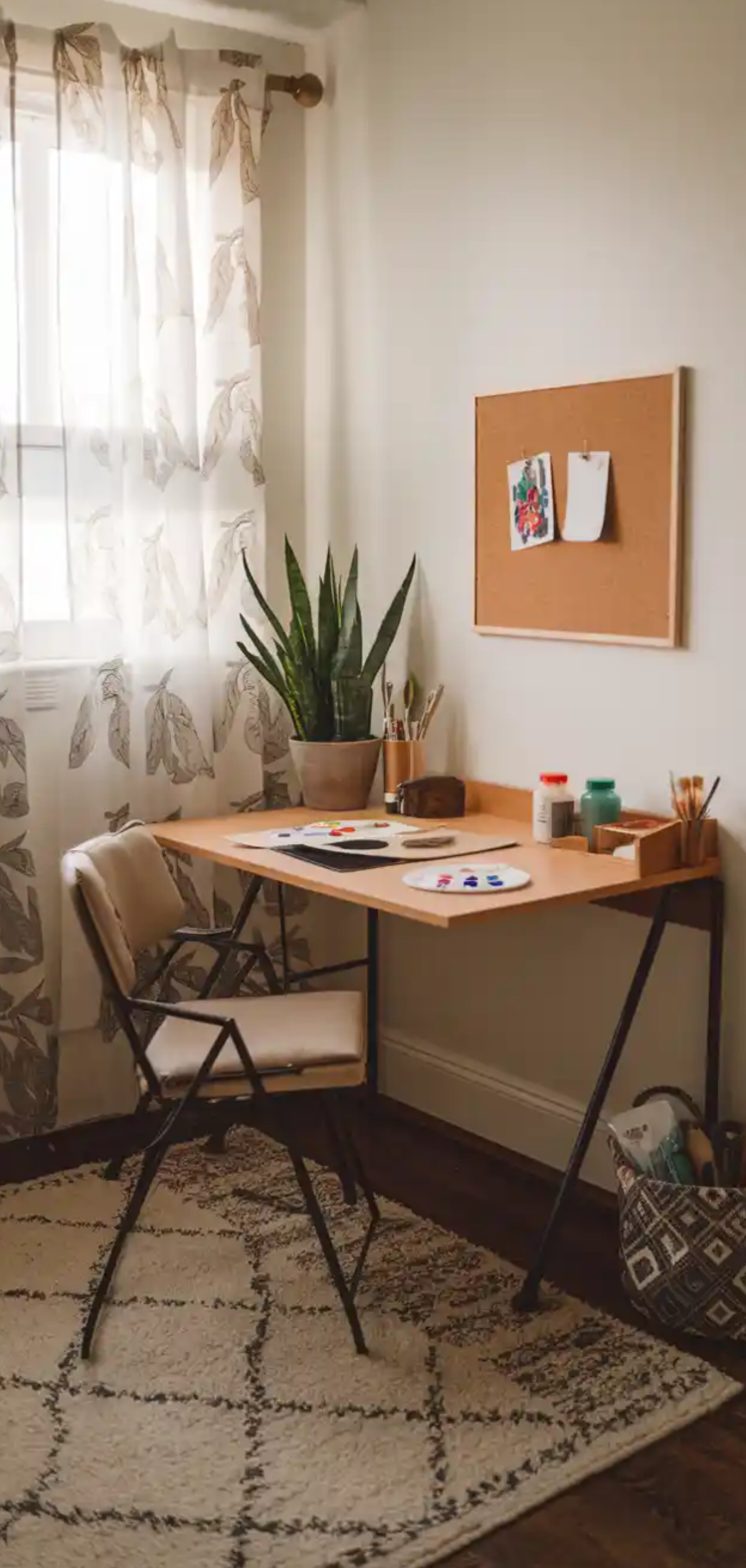 12 Easy Ways to Make an Art Studio at Home - My Home And Kitchen