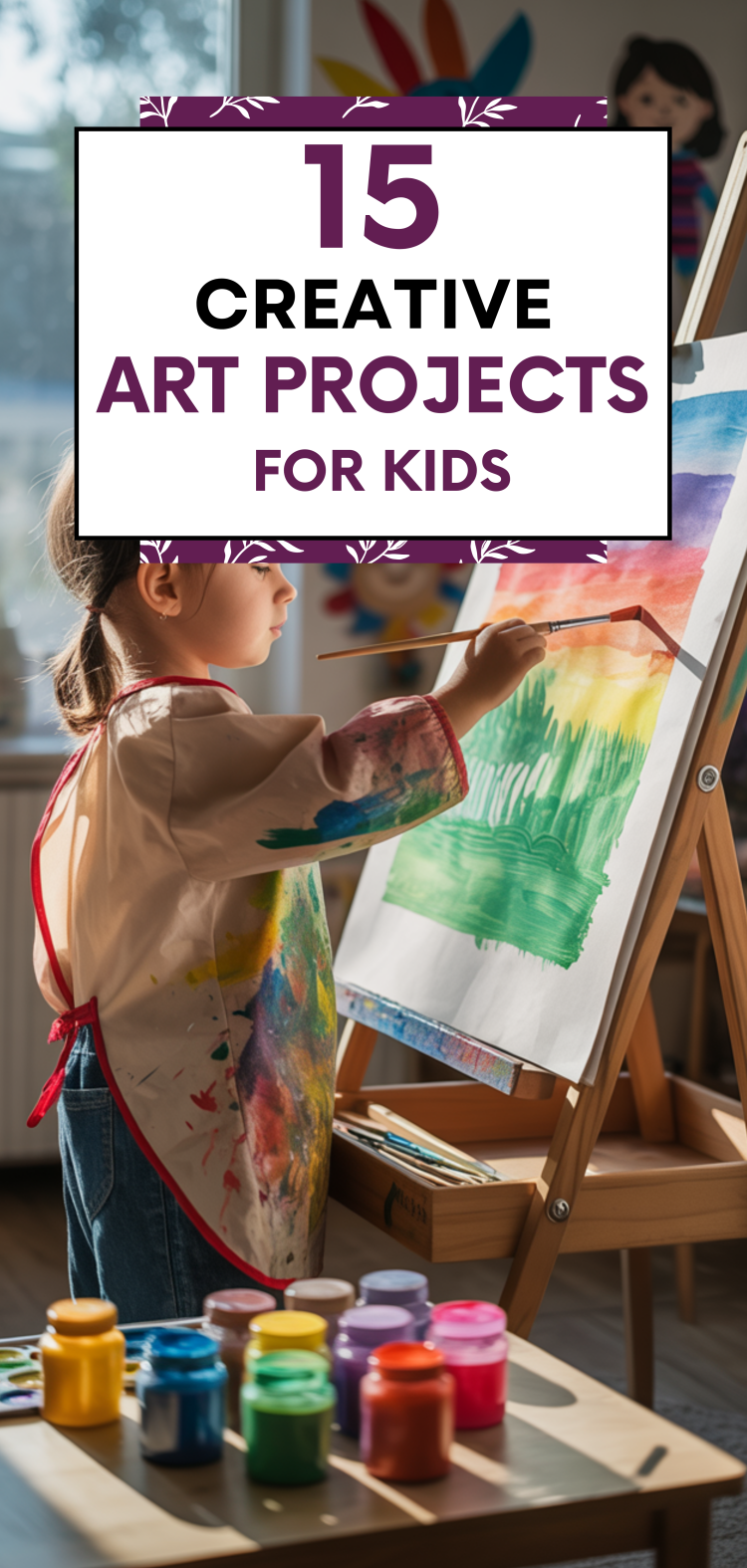 15 Creative Art Projects for Kids - My Home And Kitchen
