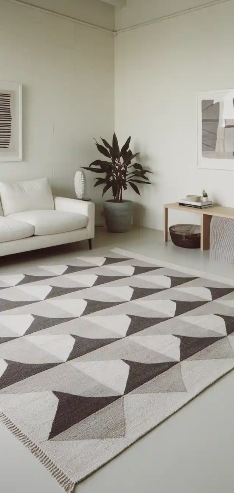 12 Stunning Minimalist Rugs in Living Room - My Home And Kitchen