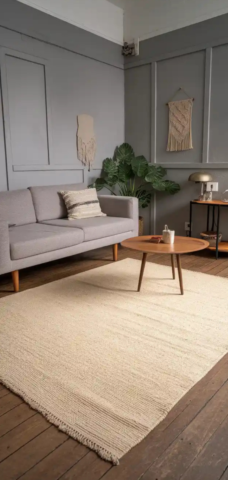 12 Stunning Minimalist Rugs in Living Room - My Home And Kitchen