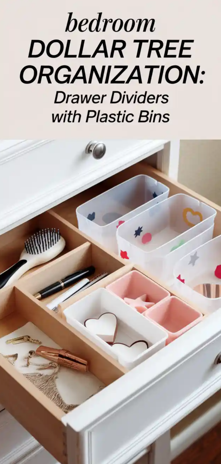15 Brilliant Bedroom Dollar Tree Organization - My Home And Kitchen